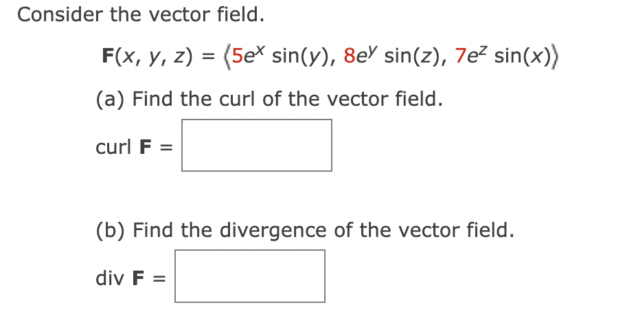 Solved Consider the vector | Chegg.com