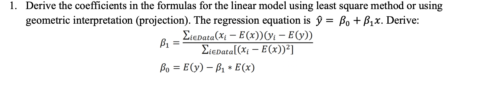Solved Derive the coefficients in the formulas for the | Chegg.com