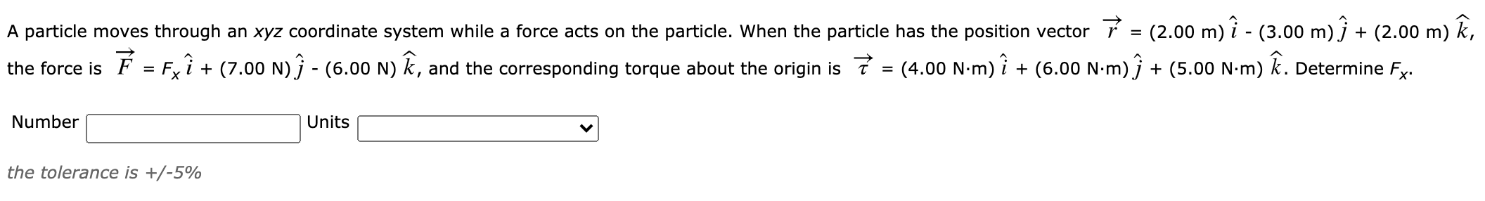 Solved A particle moves through an xyz coordinate system | Chegg.com
