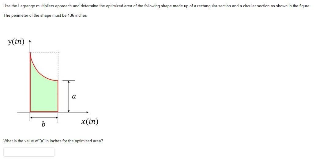 Solved Use the Lagrange multipliers approach and determine | Chegg.com