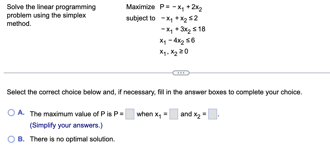 Solved Solve The Linear Programming Problem Using The 