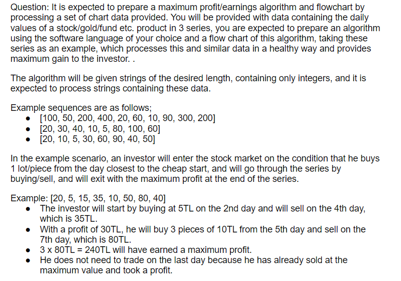Solved Question: It is expected to prepare a maximum | Chegg.com
