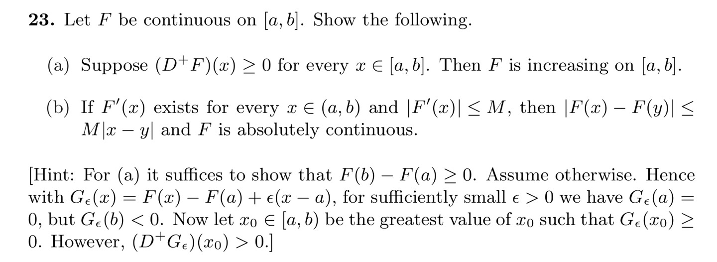 Solved This is a question from Real Analysis (Stein).I want | Chegg.com