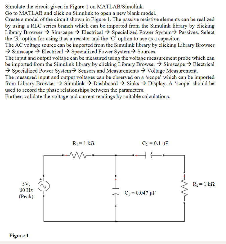Solved Simulate the circuit given in Figure 1 on | Chegg.com