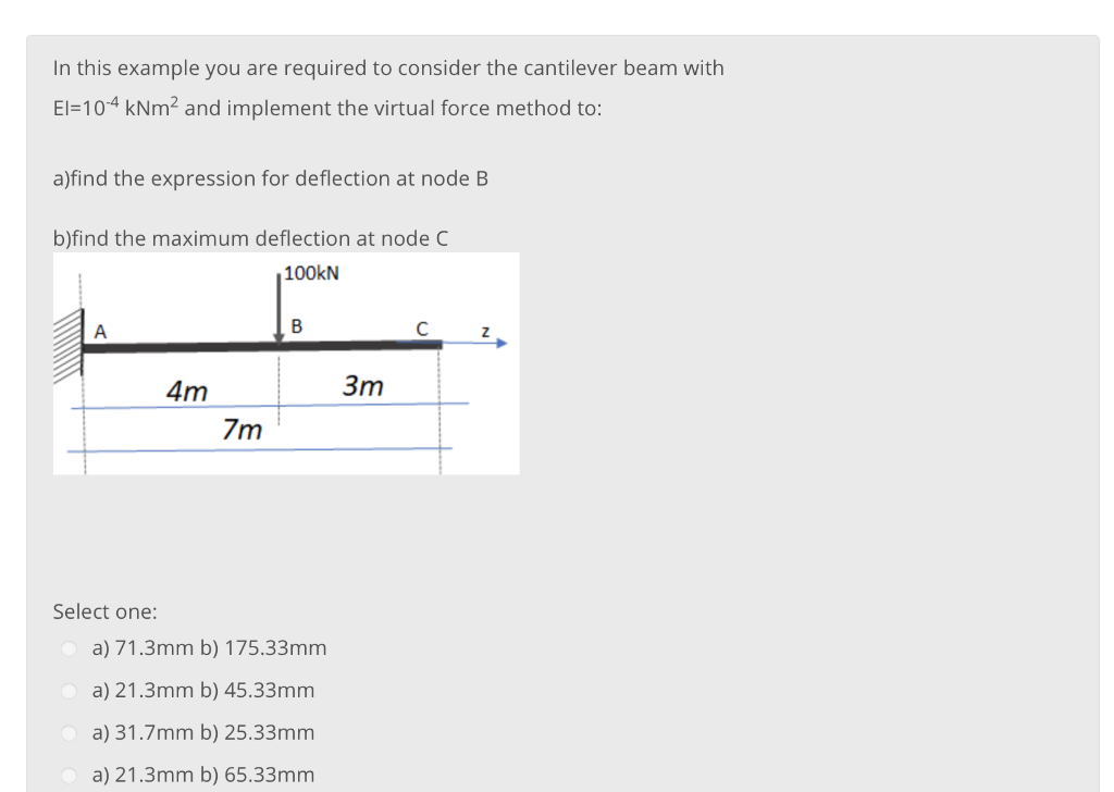 Solved In this example you are required to consider the | Chegg.com