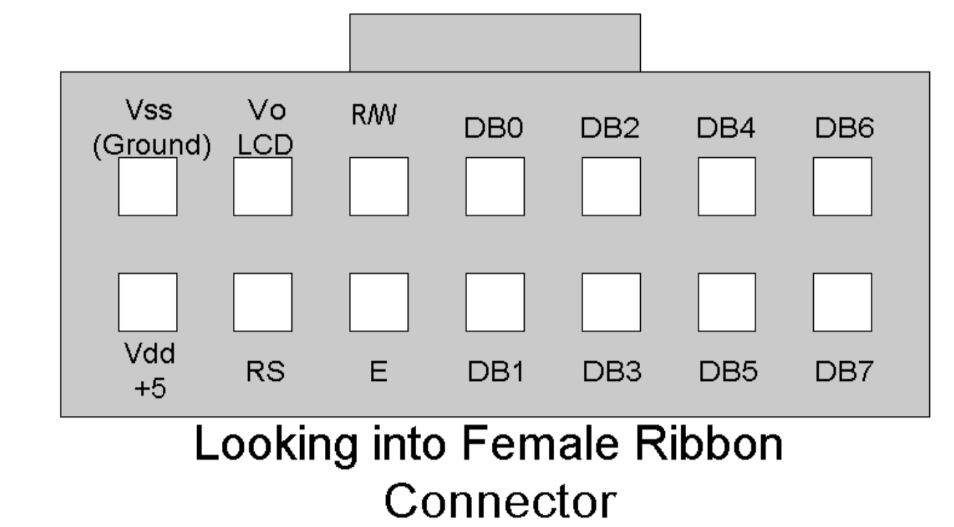 Solved Looking into Female Ribbon ConnectorPinout for the | Chegg.com