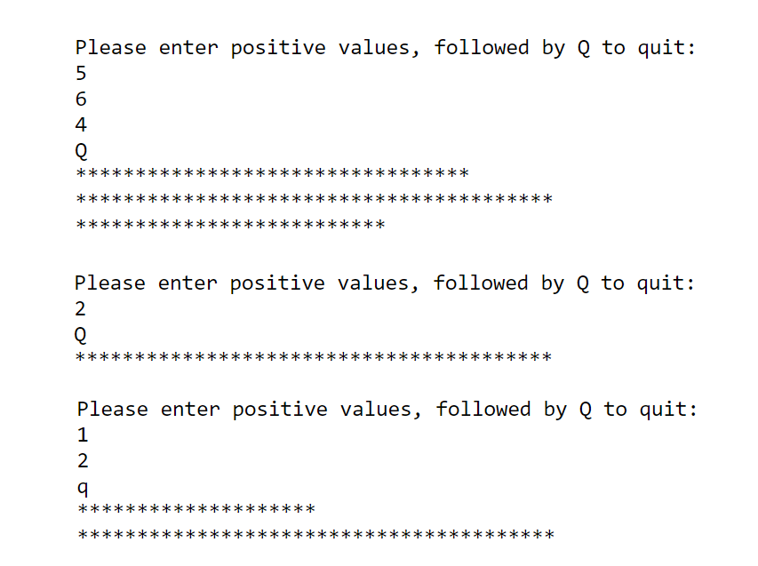 Solved • Excercise # 2 Write a program that reads a sequence | Chegg.com