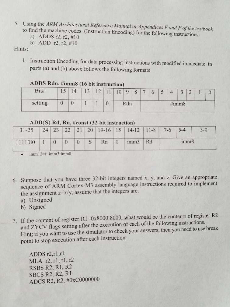 Solved 1. Translate the following C statement into an | Chegg.com