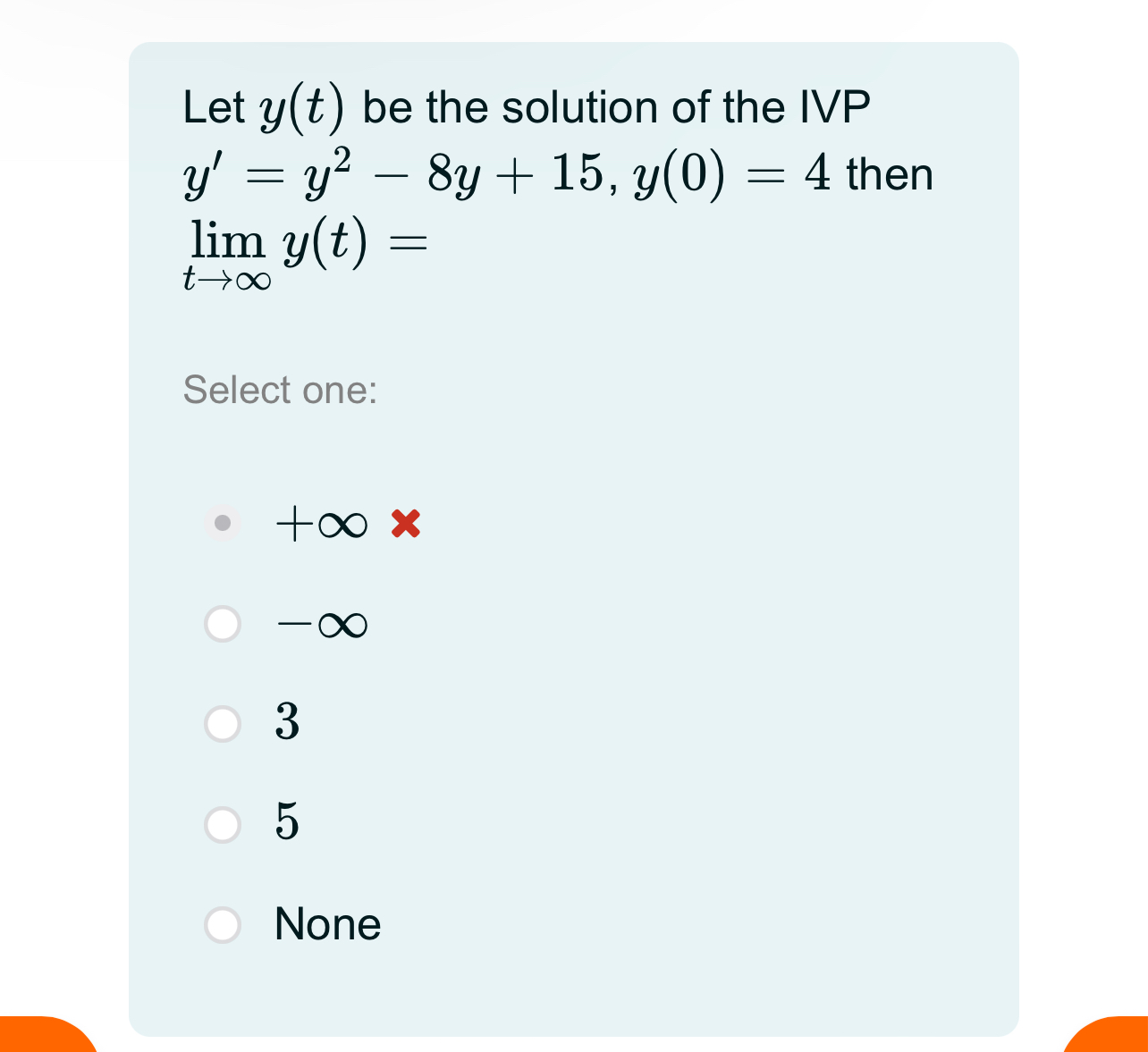 Solved Let y(t) be the solution of the IVP | Chegg.com