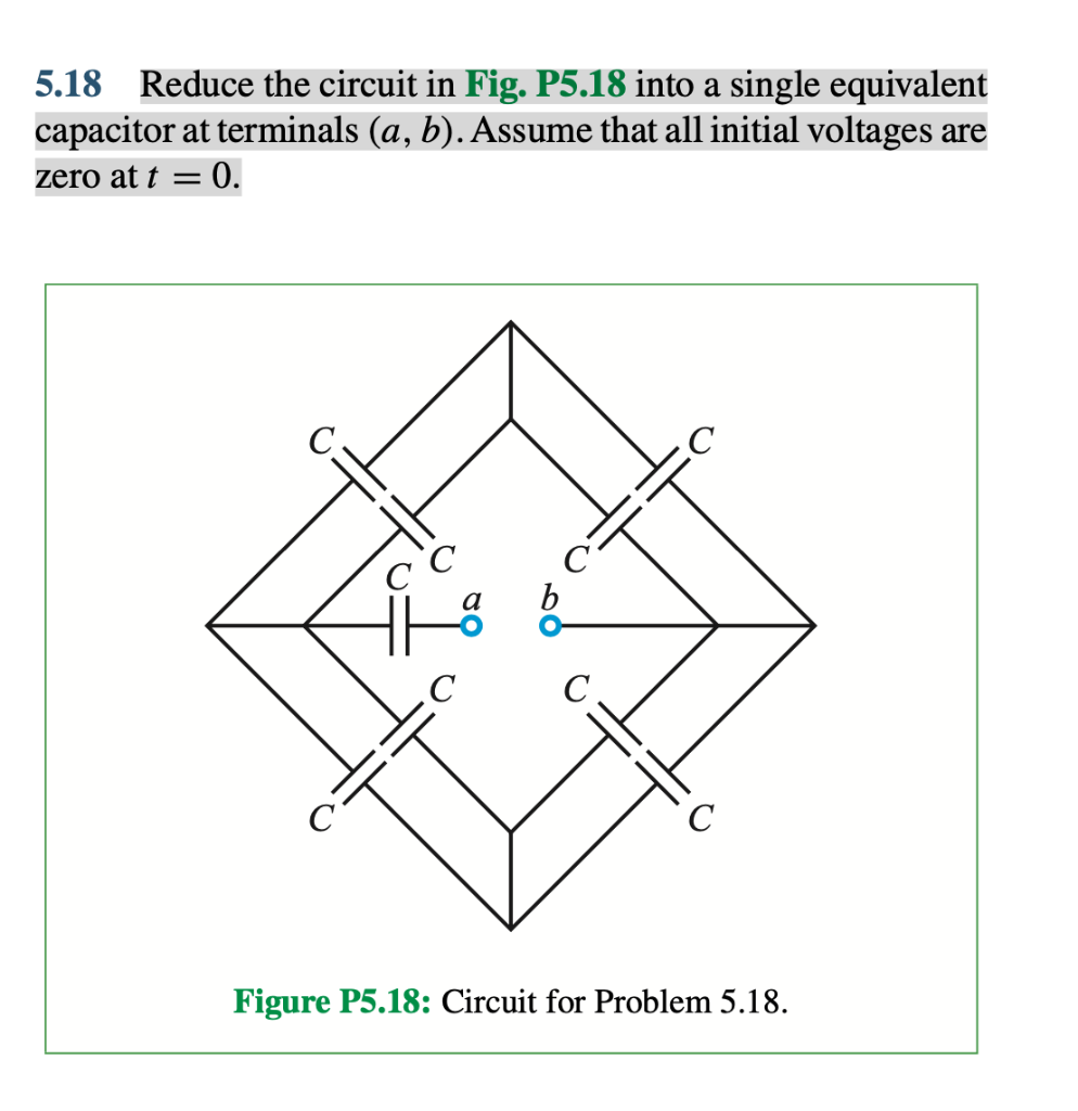 Solved 5.18 Reduce the circuit in Fig. P5.18 into a single | Chegg.com