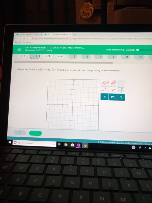 Solved graph the function g(x)= log4(x+1) and give its | Chegg.com