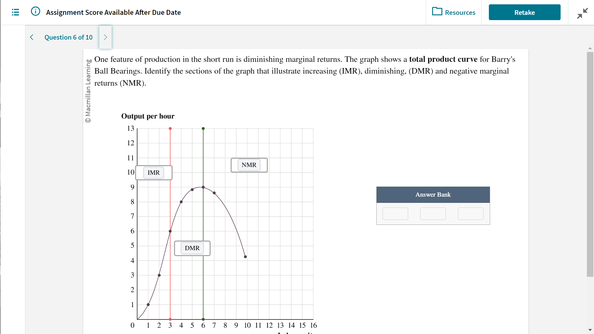 Solved ?60 ﻿One feature of production in the short run is | Chegg.com