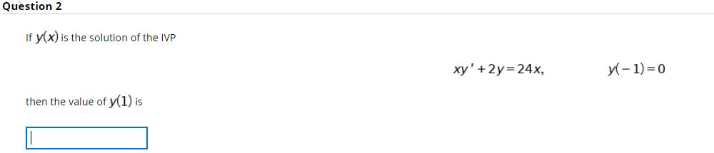 Solved differential equations problem round the final answer | Chegg.com