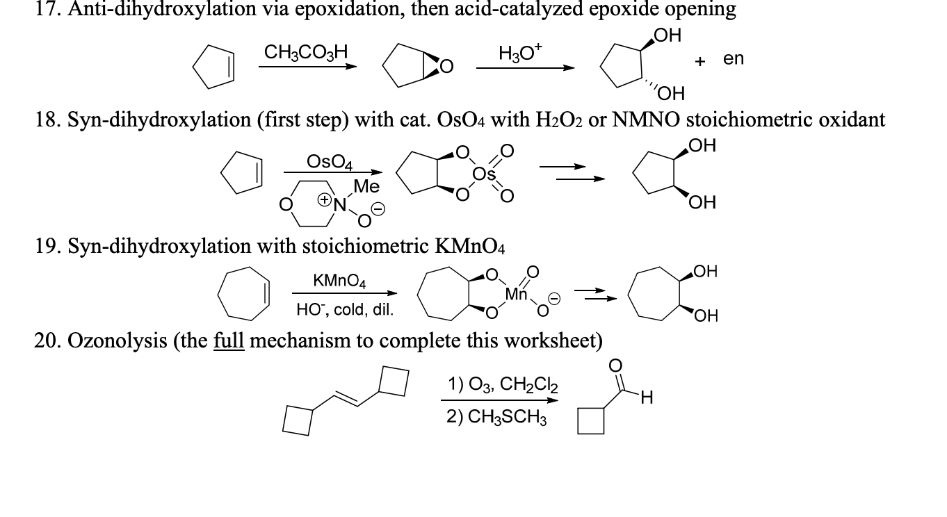Solved Orgo Chem 223 dpb Mechanisms worksheet 11. Acid | Chegg.com