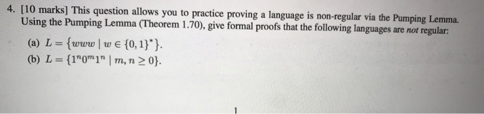Solved 4. [10 marks] This question allows you to practice | Chegg.com