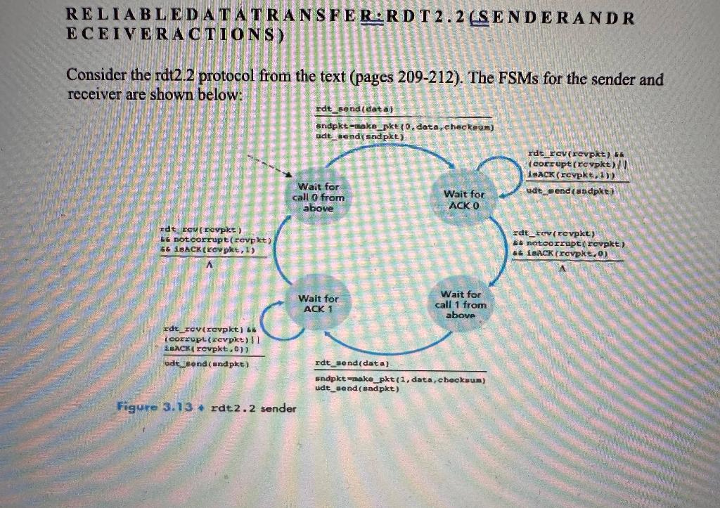 Solved R E L I A B L E D A A T RA NS F E R.R D T 2.2 (SE N D | Chegg.com