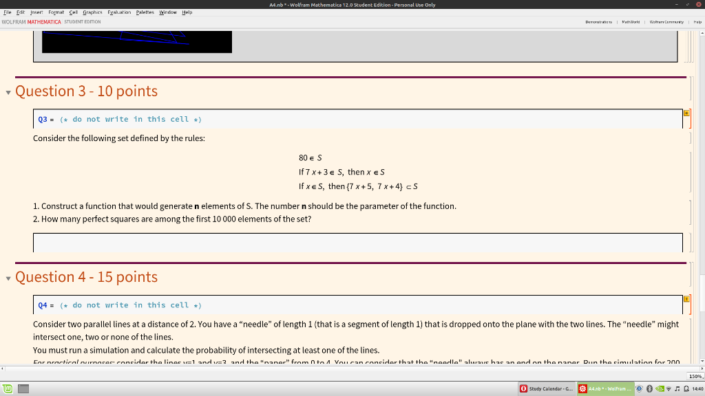 A4.nb-Wolfram Mathematica 12.0 Student Edition - | Chegg.com