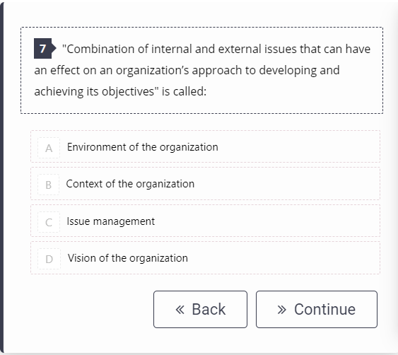 Solved 7 ﻿"Combination of internal and external issues that | Chegg.com