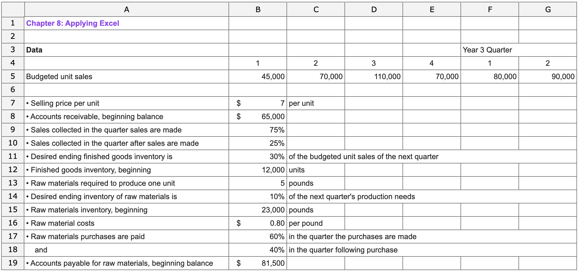 Chapter_8_Applying_Excel_Student_Form.xls Please give | Chegg.com