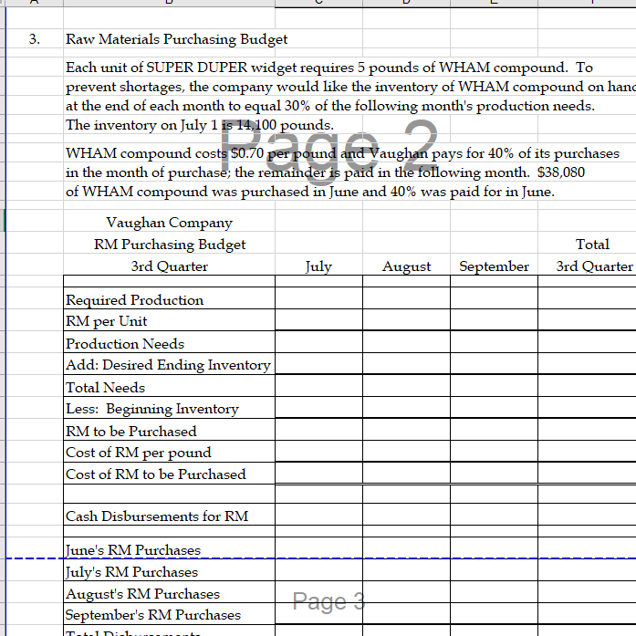 Solved 2. Production Budget The company maintains a finished | Chegg.com