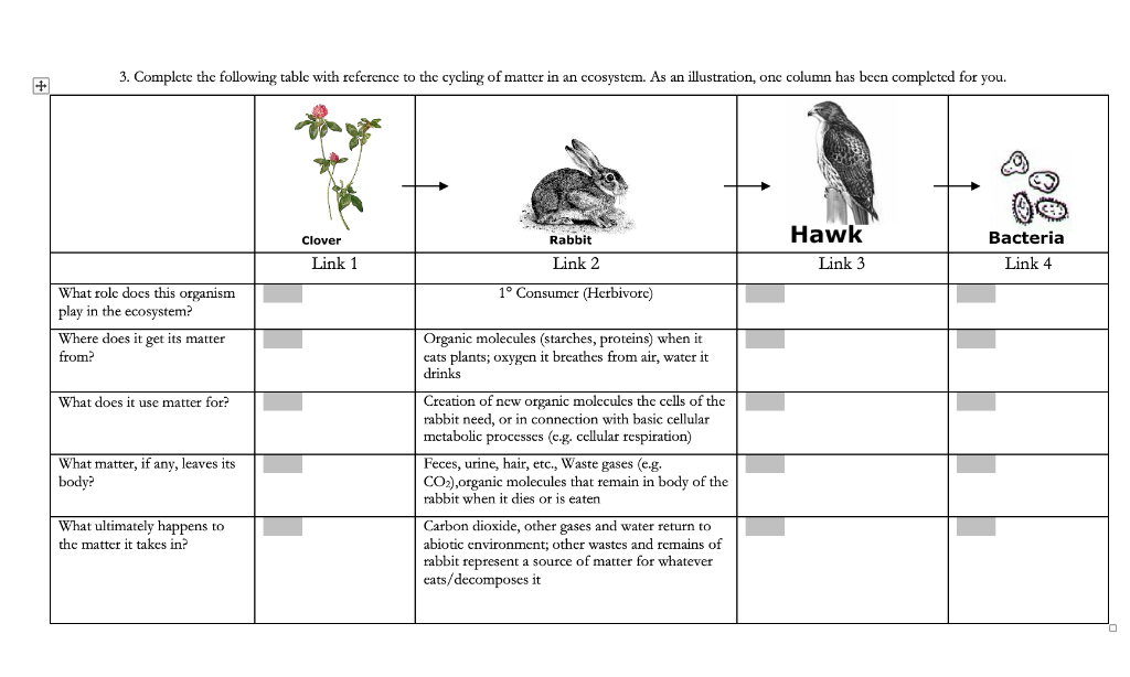 Solved Homework #6 (4 parts) MEADOW ECOSYSTEM FOOD WEB 1. A | Chegg.com