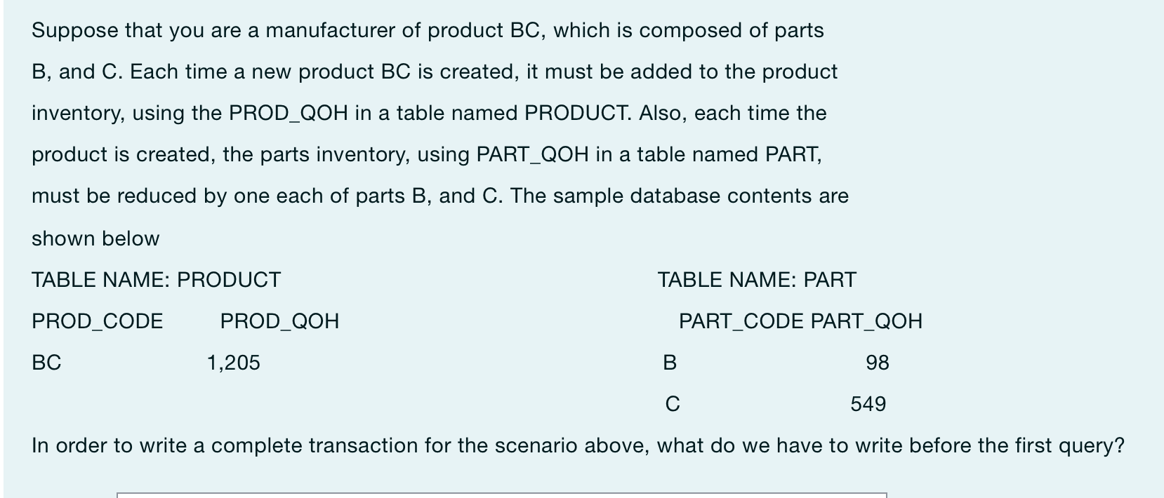 Solved Suppose that you are a manufacturer of product BC, | Chegg.com