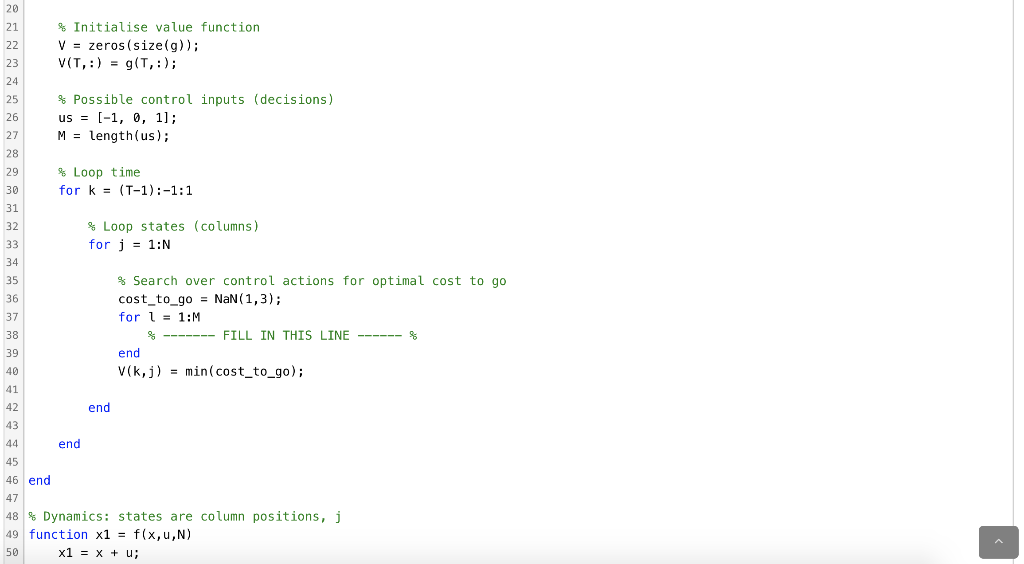 Fill in the missing line (line 38) to compute the | Chegg.com