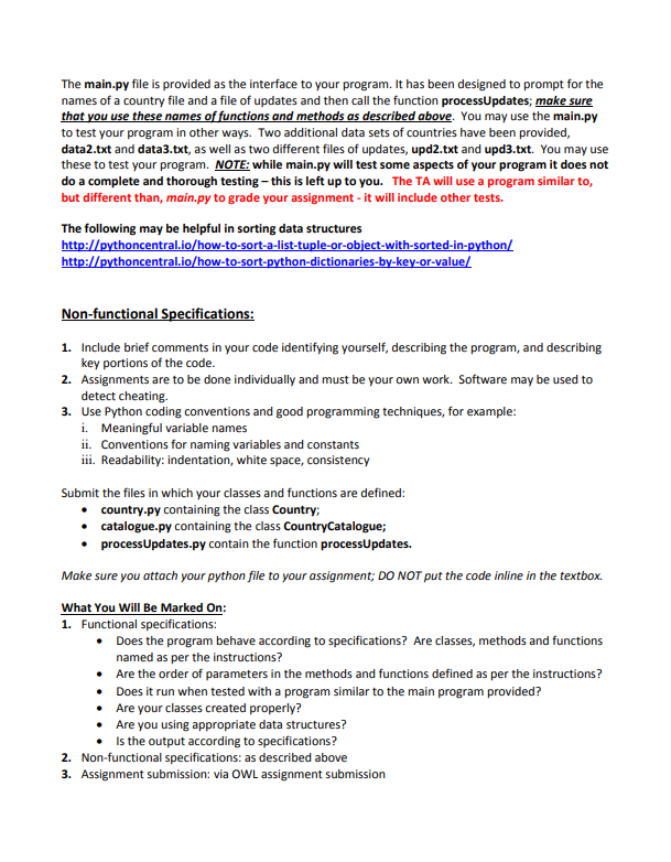 Solved I Have A Python Assignment That Needs Help The
