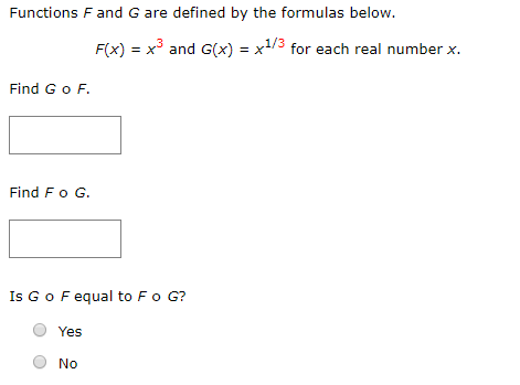 Solved Functions F and Gare defined by the formulas below. | Chegg.com