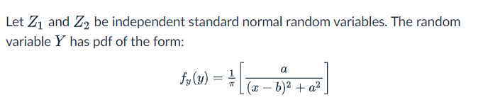 Solved Let Z1 And Z2 Be Independent Standard Normal Random 