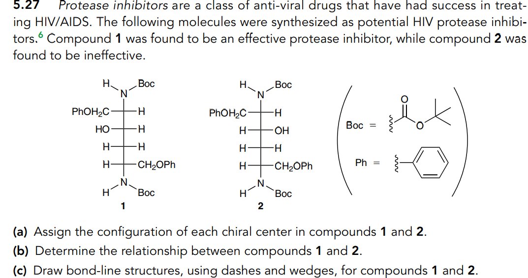Solved pls help explain how to read fischer projections | Chegg.com