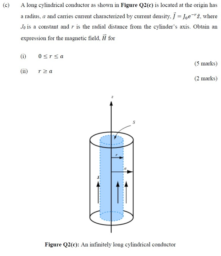 Solved Q2 (a) Calculate the magnetic field, B at point a, b | Chegg.com