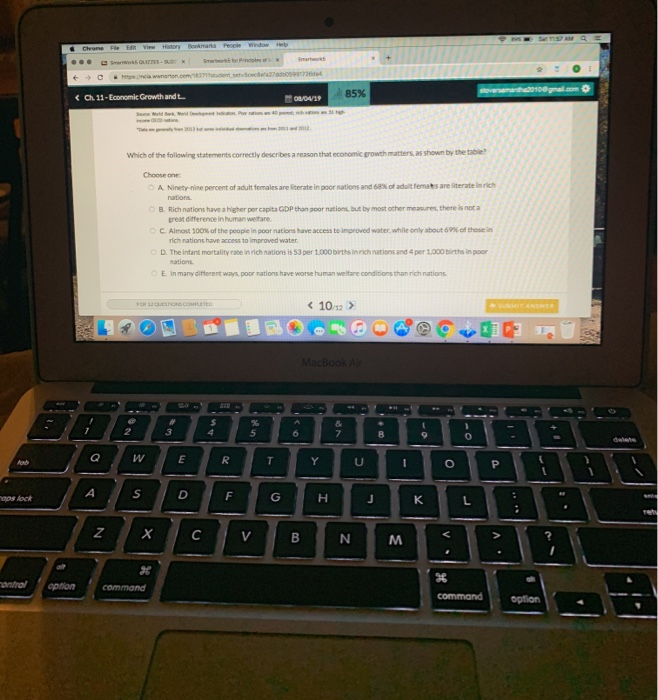 Ch11-Economic Growth andt Which of the folowing | Chegg.com