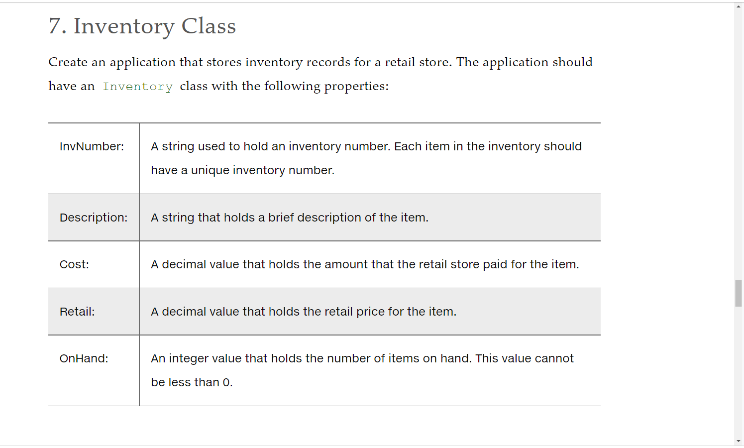 Create an application that serves as a simple cash | Chegg.com