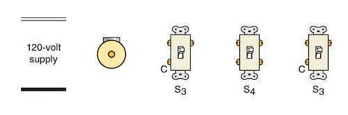 Solved Show the connections for a ceiling outlet to be | Chegg.com
