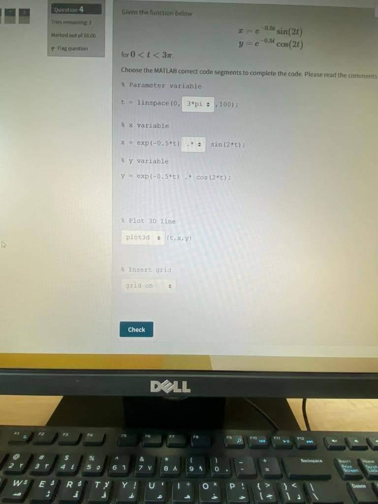 Solved Question 4 Tres remaining 3 Marked out of 10.00 Flag | Chegg.com