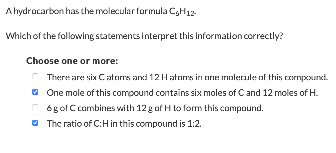 Solved A hydrocarbon has the molecular formula | Chegg.com
