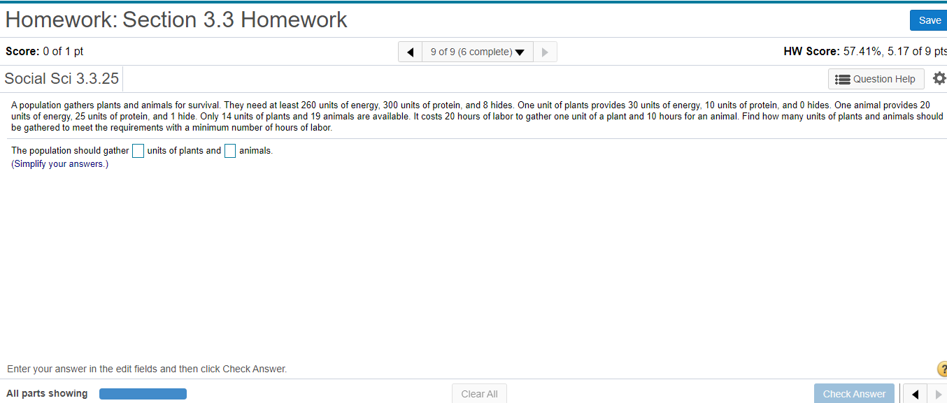 Solved Homework Section 4 2 Homework Save Score 0 43 Of 1