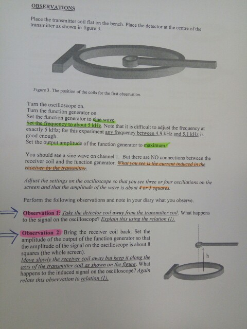 Solved EXPERIMENT 4 The inductance coils OBJECTIVE The aim | Chegg.com