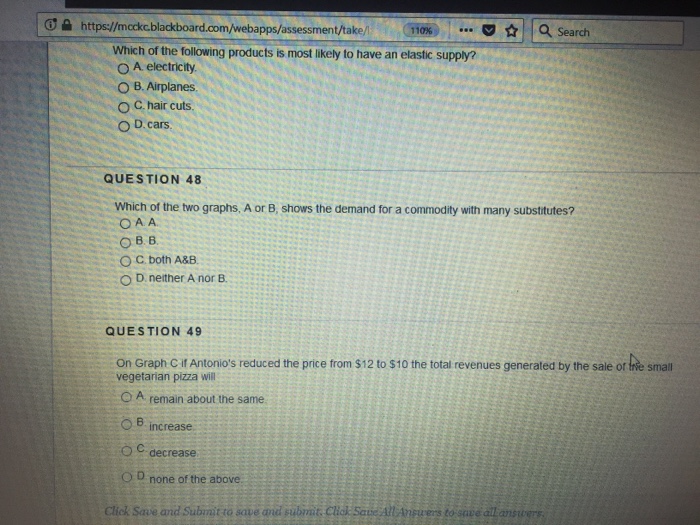 Solved ¢ https://mockc blackboard.com/webapps/assessment | Chegg.com