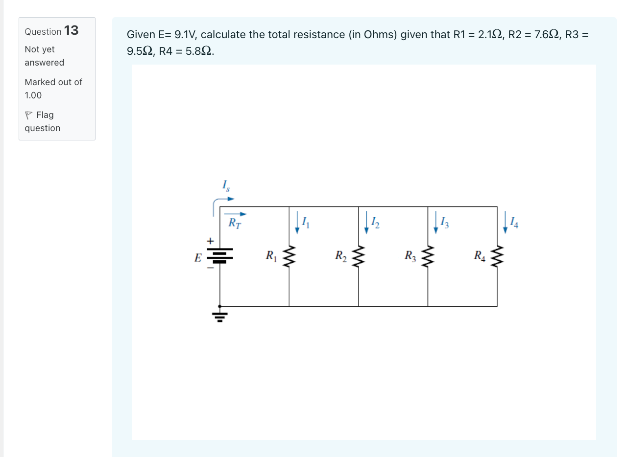 Solved Question 13 Not yet answered Marked out of 1.00 | Chegg.com