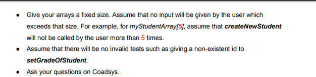 Solved Implement two structures named Student and Course as | Chegg.com