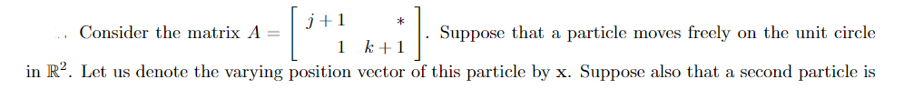 Solved (j=5,k=9)tracing the curve indicated by Ax. Suppose | Chegg.com