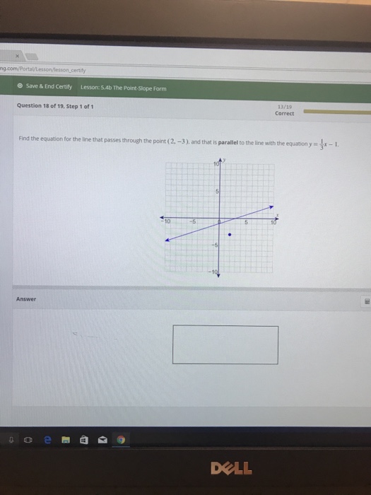 Solved Find the equation tot the line that passes through | Chegg.com
