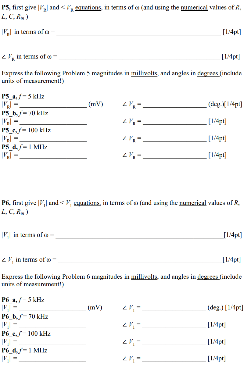 Solved Pre-lab (Please use the Answer Sheet, available on | Chegg.com