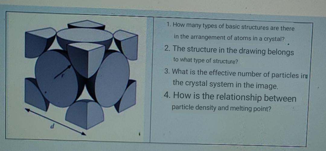 Solved 1. How many types of basic structures are there in | Chegg.com