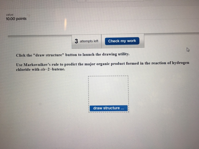 Solved value 10.00 points 3 attempts left Check my work | Chegg.com