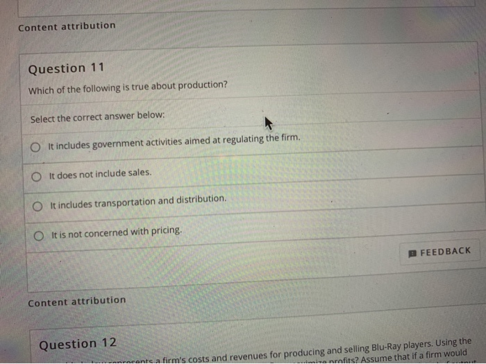 Solved Content attribution Question 11 Which of the | Chegg.com