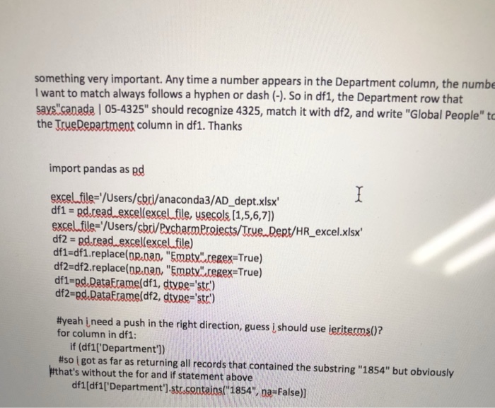 Solved I am using the package pandas in python to work with | Chegg.com
