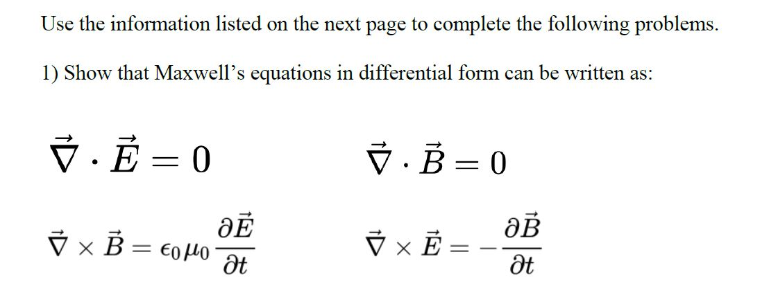 Solved Use the information listed on the next page to | Chegg.com